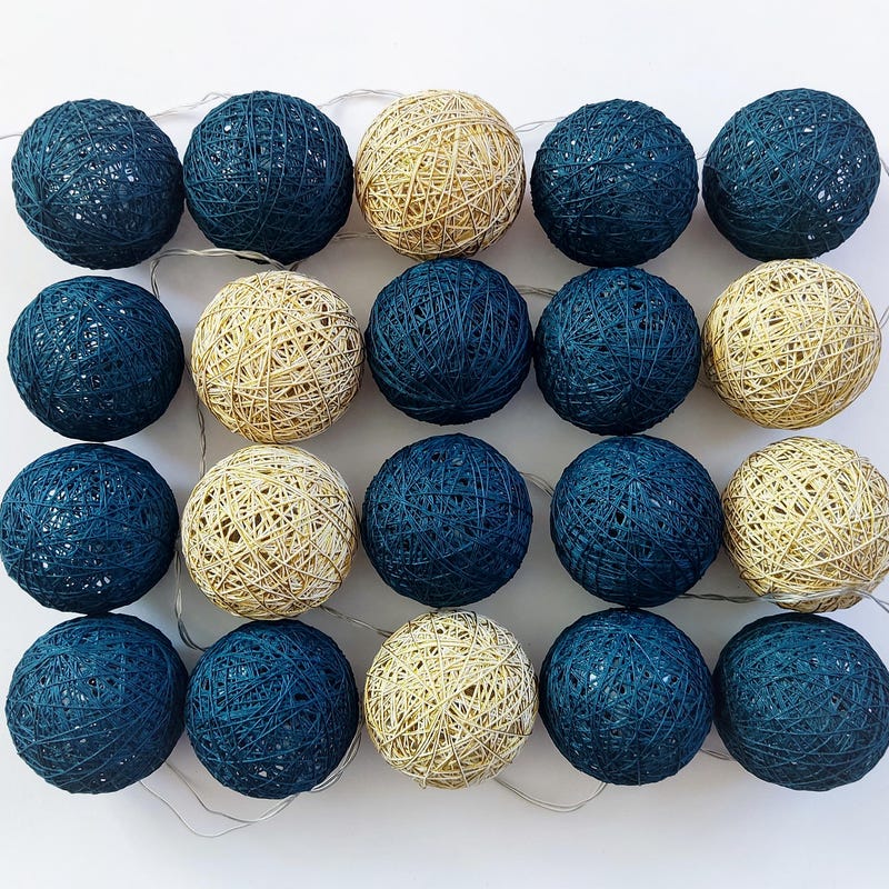 Cotton Ball Light - Etsy