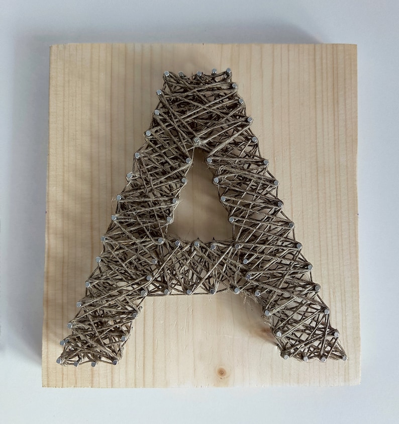 String Art Personalized Letter - Etsy