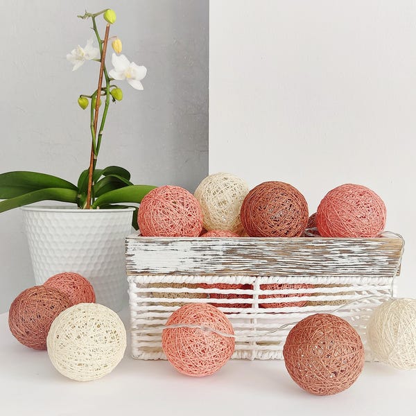 Cotton Ball Light - Etsy