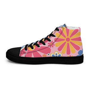Retro Canvas High Top Hippie Style Street Sneaker Comfortable Bohemian ...