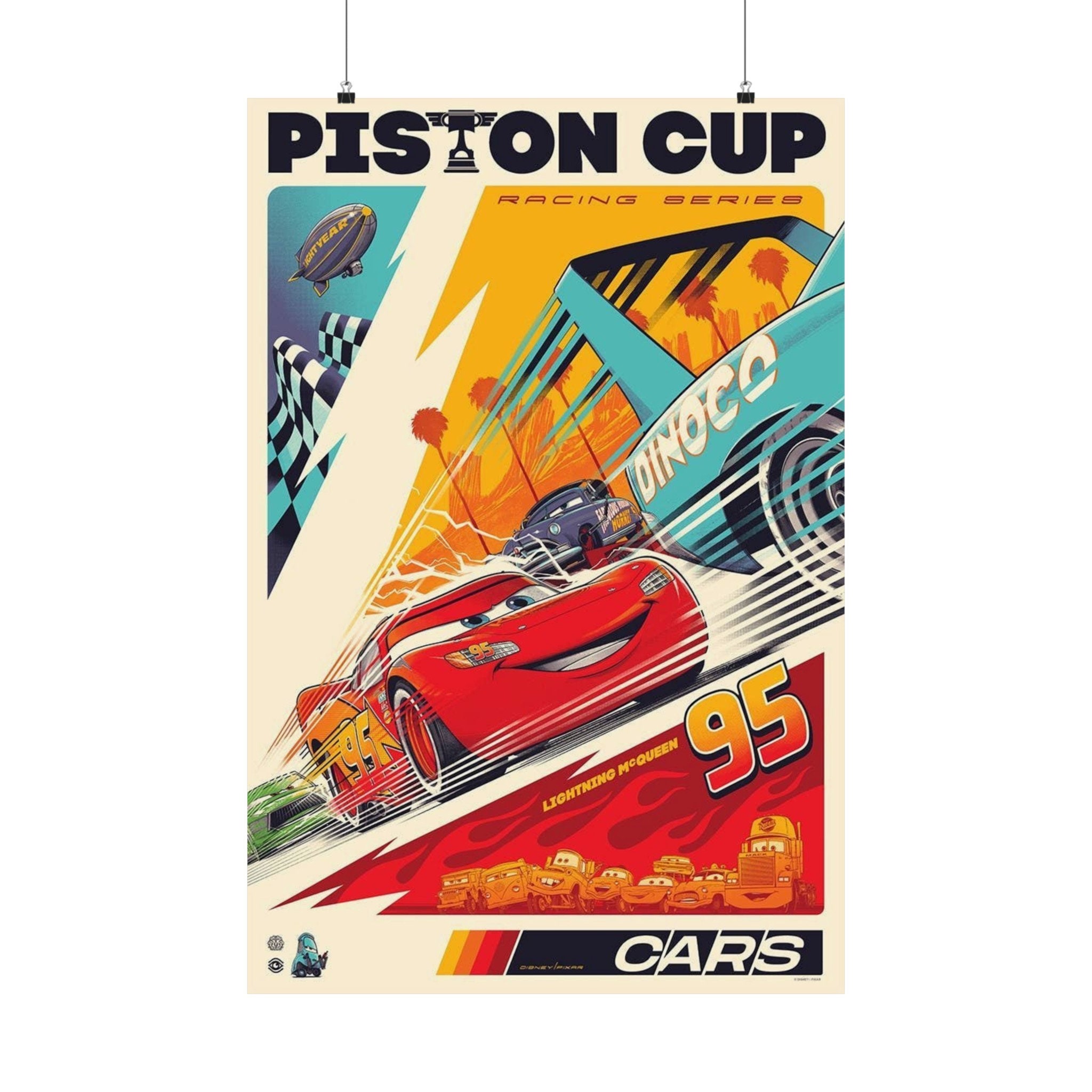 Lightning Mcqueen Matte Vertical Posters - Etsy