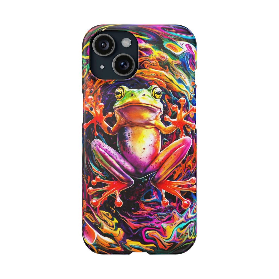 Psychedelic Frog Phone Cases - Etsy