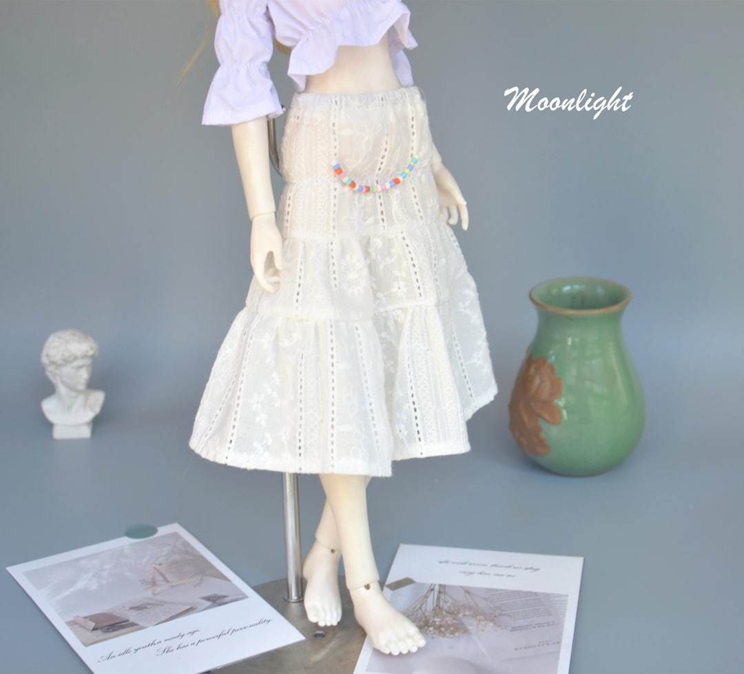 Bjd Doll Jacquard Skirt 1/6 1/4 MSD Minifee 1/3 SD13 Smart Doll DD IP ...