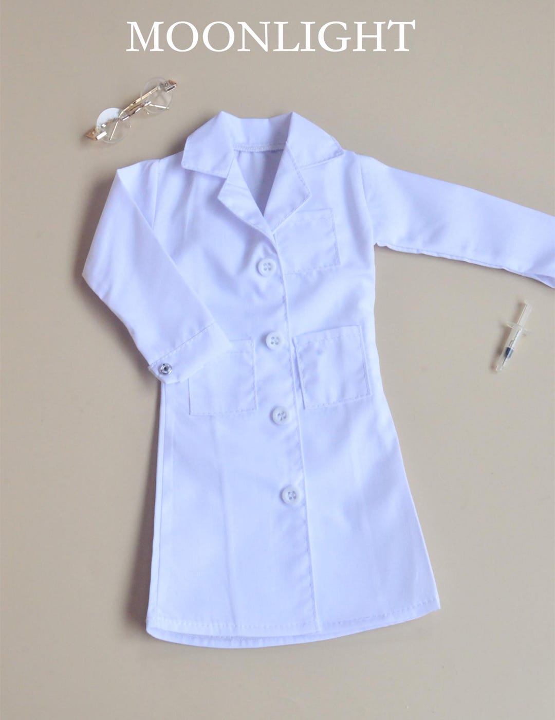 Bjd Doll Doctor Overall Uniform for 1/4 MSD Minifee 1/3 SD Uncle SSDF ...