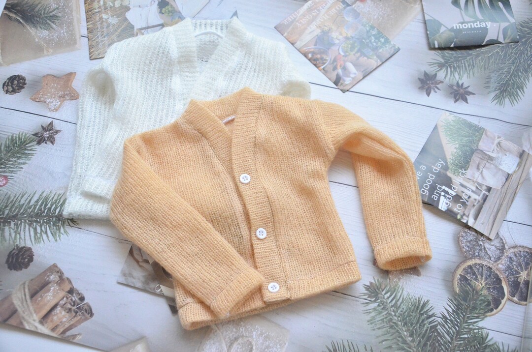 Handmade Thin Sweater Cardigan Bjd 1/4 MSD 1/3 SD13 DD Uncle ID75 ...