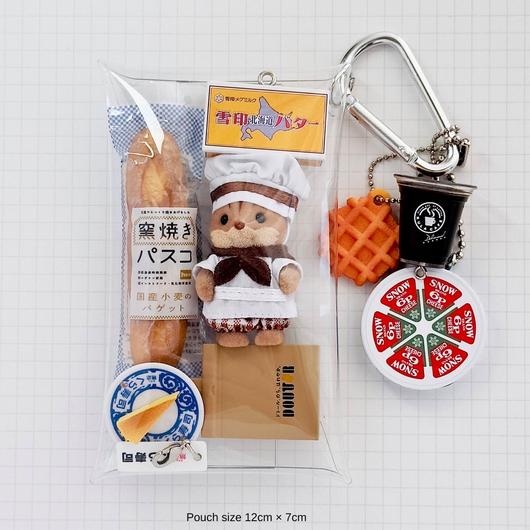 Miniature Japanese Toys, Gacha Keychain Pouch, Novelty Gift,kawaii ...