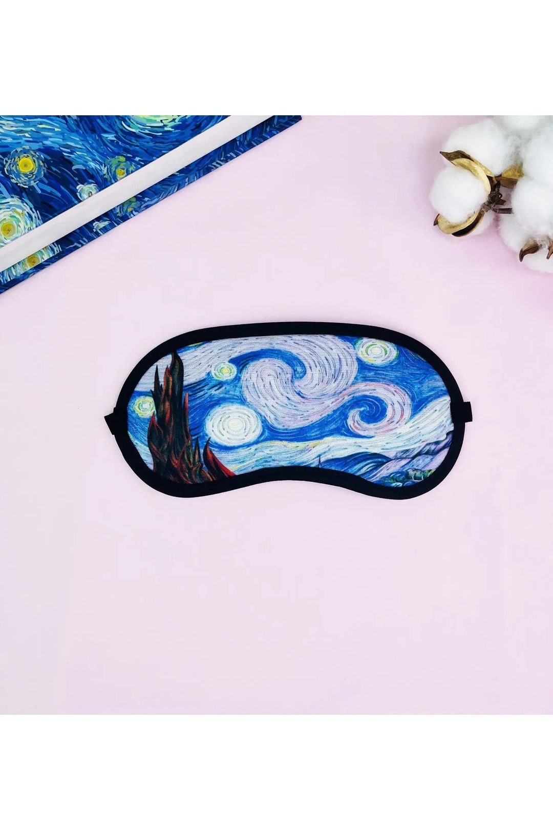 Van Gogh Starry Night Design Sleeping Headband - Etsy