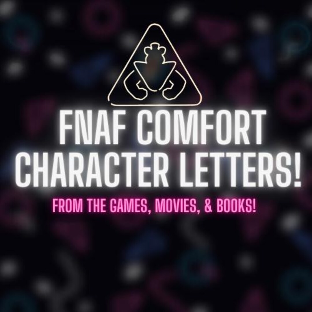 Handwritten Letters From Your Animatronic Comfort Characters - Etsy
