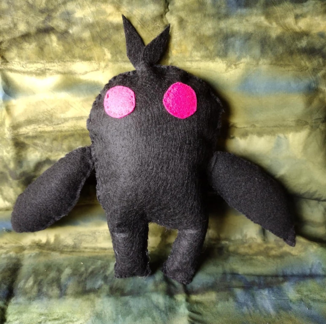 Adopt a Cryptid MOTHMAN Felt Plush - Etsy