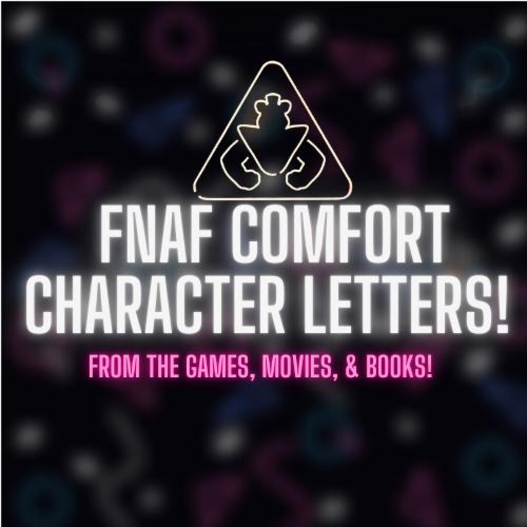 Handwritten Letters From Your Animatronic Comfort Characters - Etsy
