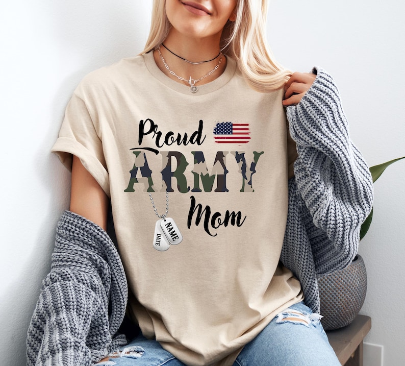 Custom Proud Army Family Shirts, Custom Military Family Shirt, Proud ...