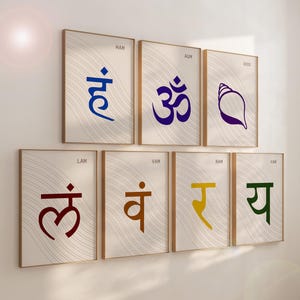 Spiritual Wall Art - Chakra Bundle - Gallery Wall Set - Minimalist ...