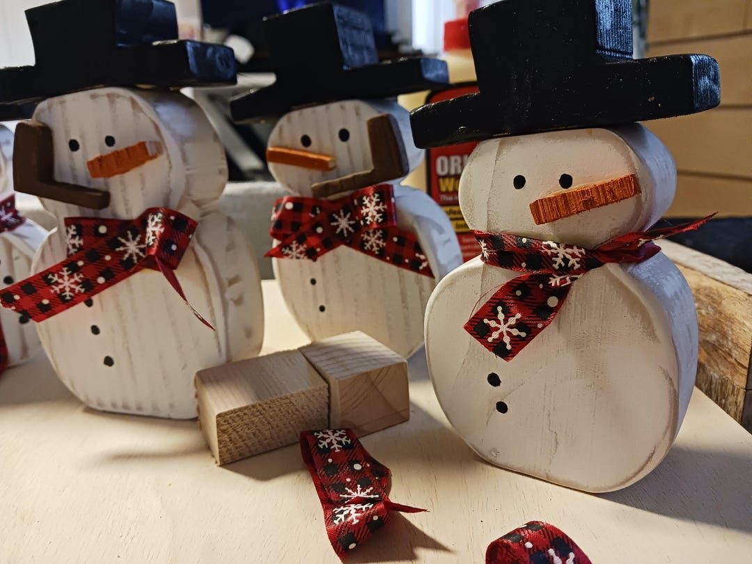 Snowman Decor - Etsy