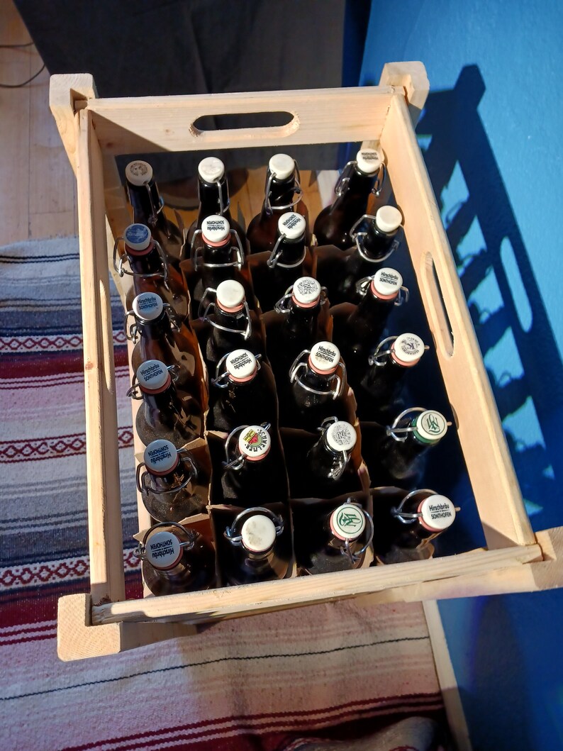 Set of 3 Beer Bottle Crates - Etsy