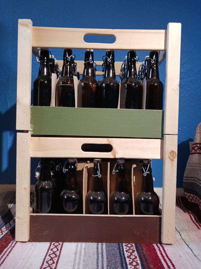 Set of 3 Beer Bottle Crates - Etsy