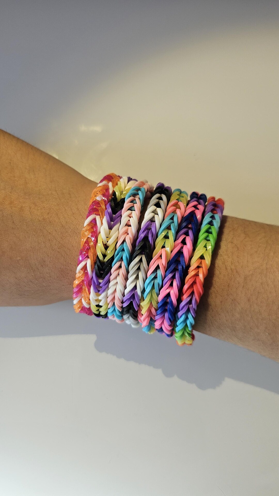 LGBTQ Pride Flag Fishtail Rubber Band Bracelet - Etsy