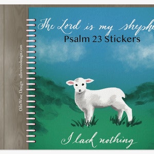 Psalm 23 Stickers for Goodnotes Planners and Digital Scrapbooks - Etsy