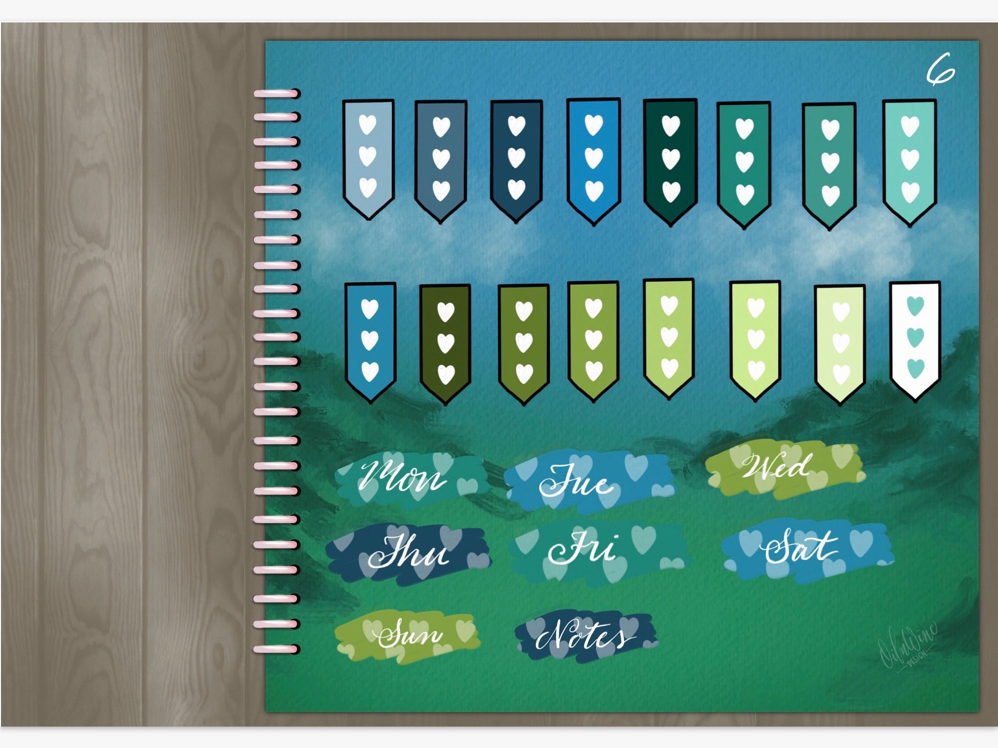 Psalm 23 Stickers for Goodnotes Planners and Digital Scrapbooks - Etsy