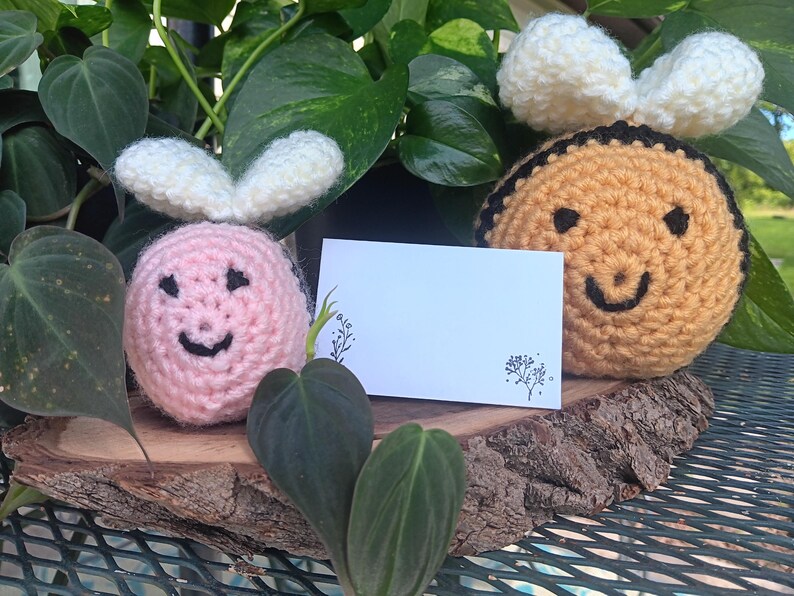 Buzzing Amigurumi Bees Free Wildflower Seeds Delightful Gift for Garden ...