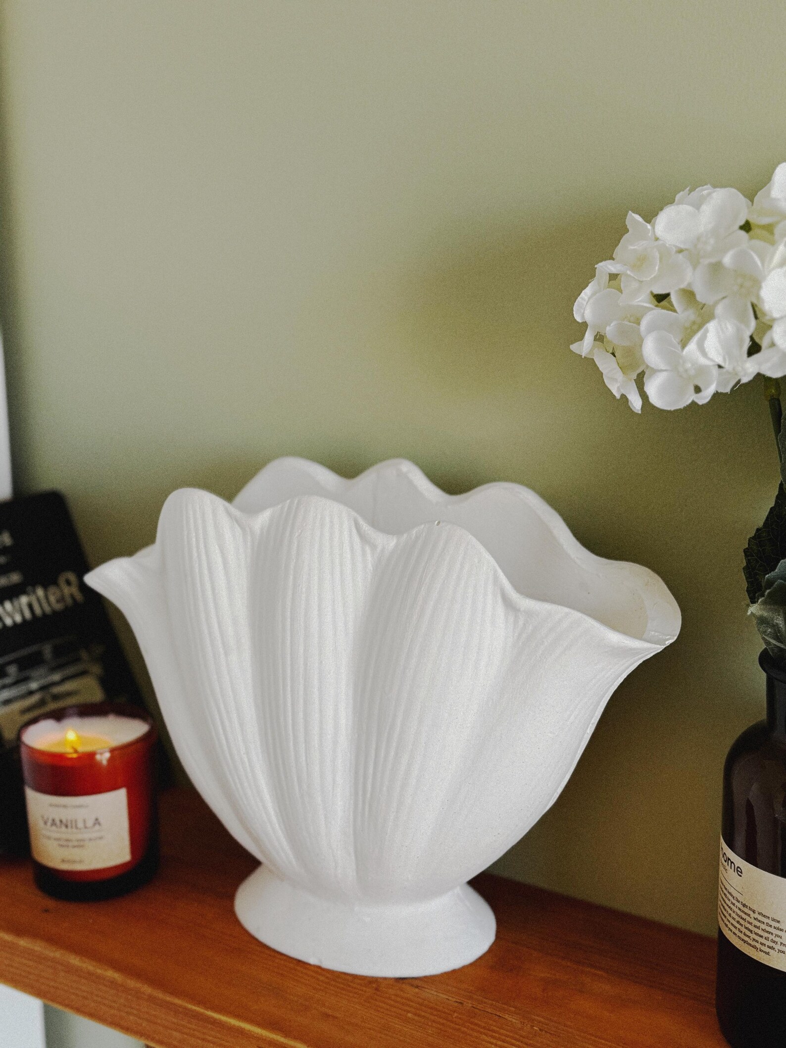 Seashell Vase Oyster Vase / Creative Shell / Ceramic Vase / Modern Arts ...