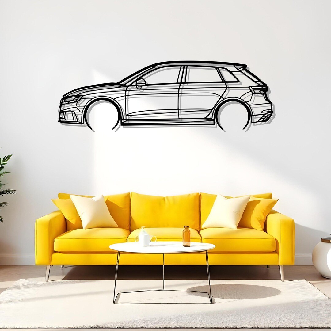 RS3 8V Detailed Car Enthusiast Garage Wall Art, Gift for Driver ...