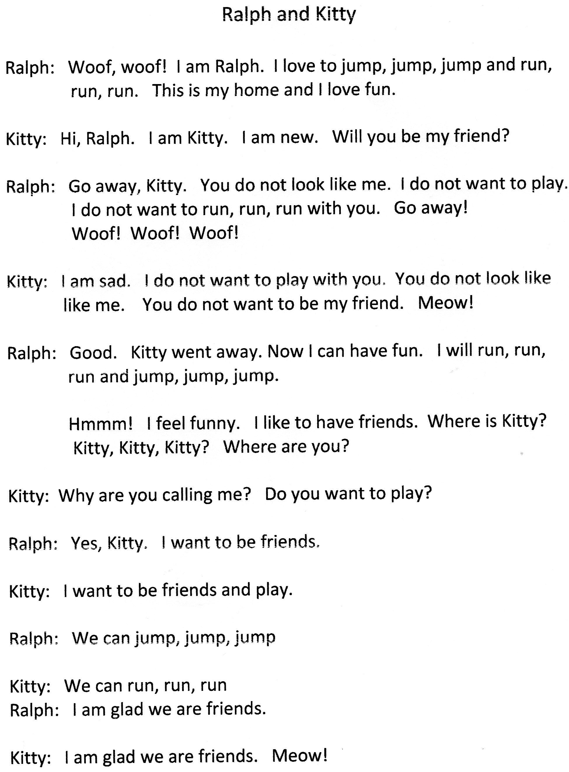 Ralph the Dog and Kitty the Cat Puppets With a Play Available - Etsy