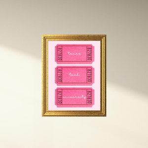 Custom Texas Tech University Print, Tickets, Pink Shades, TTU, Preppy ...