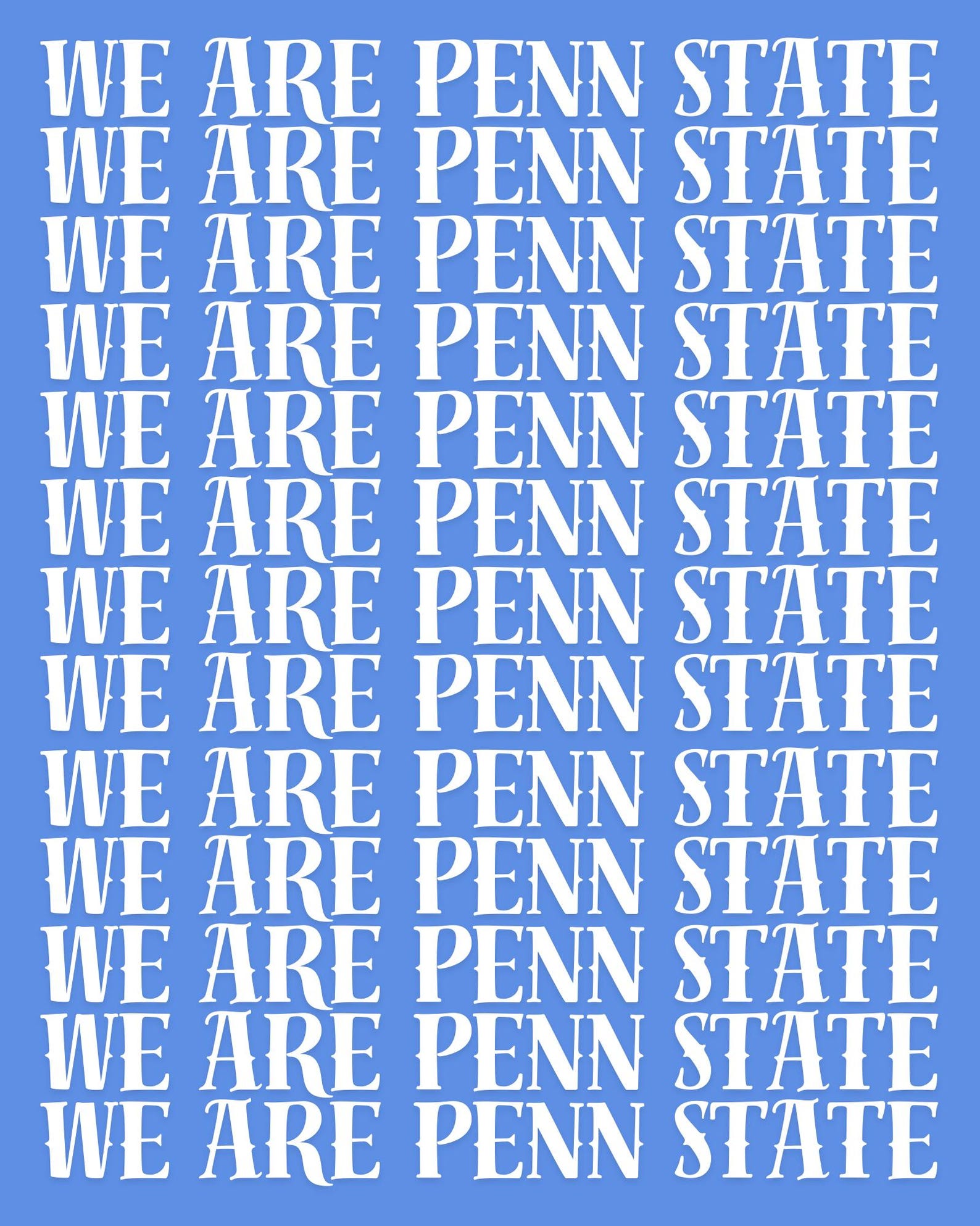 Set of 6 Custom, Penn State University, Prints, Digital Downloads, Dorm ...