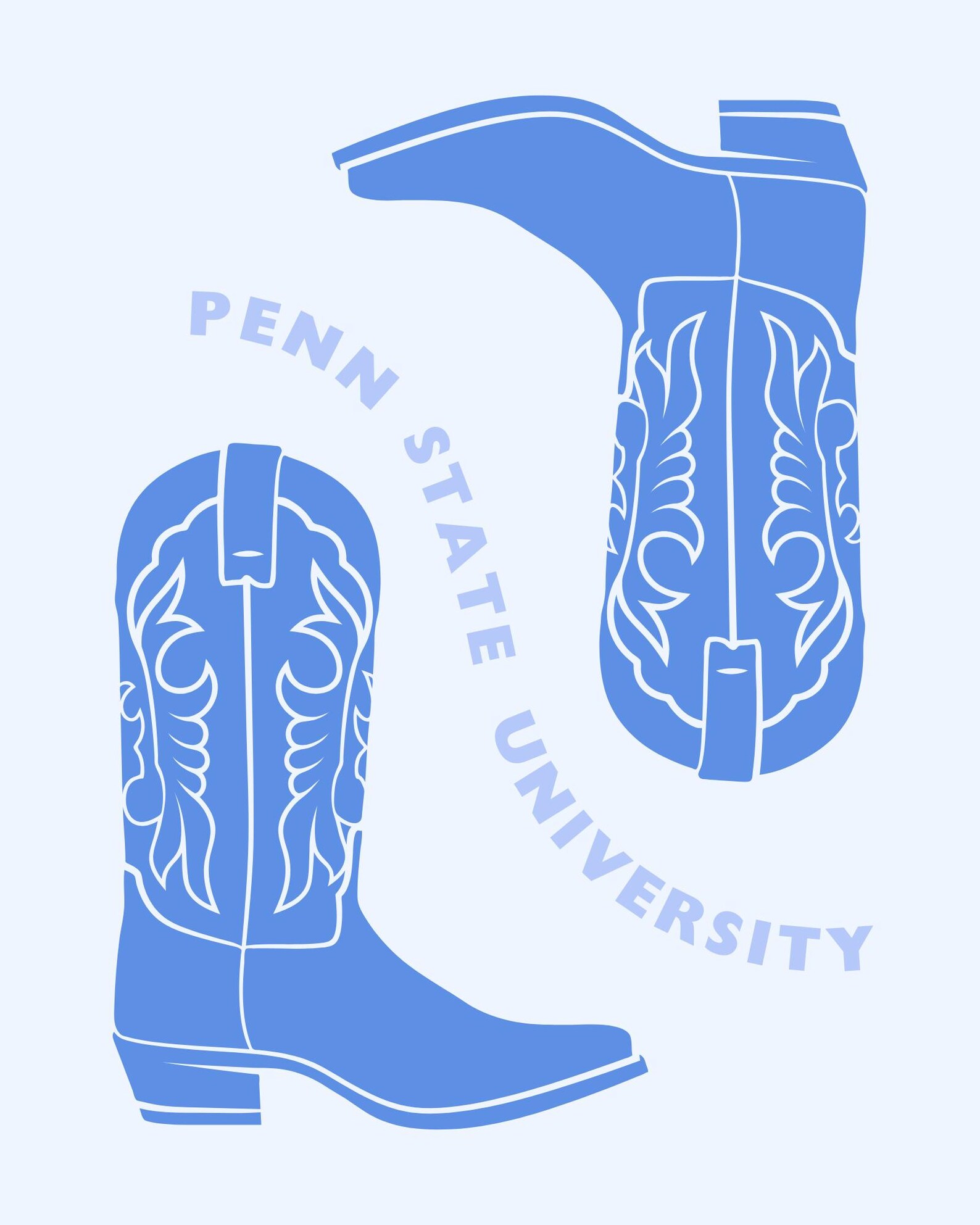 Set of 6 Custom, Penn State University, Prints, Digital Downloads, Dorm ...
