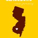 Set of 6 Custom Rowan University Prints, Yellow, Brown, Digital ...