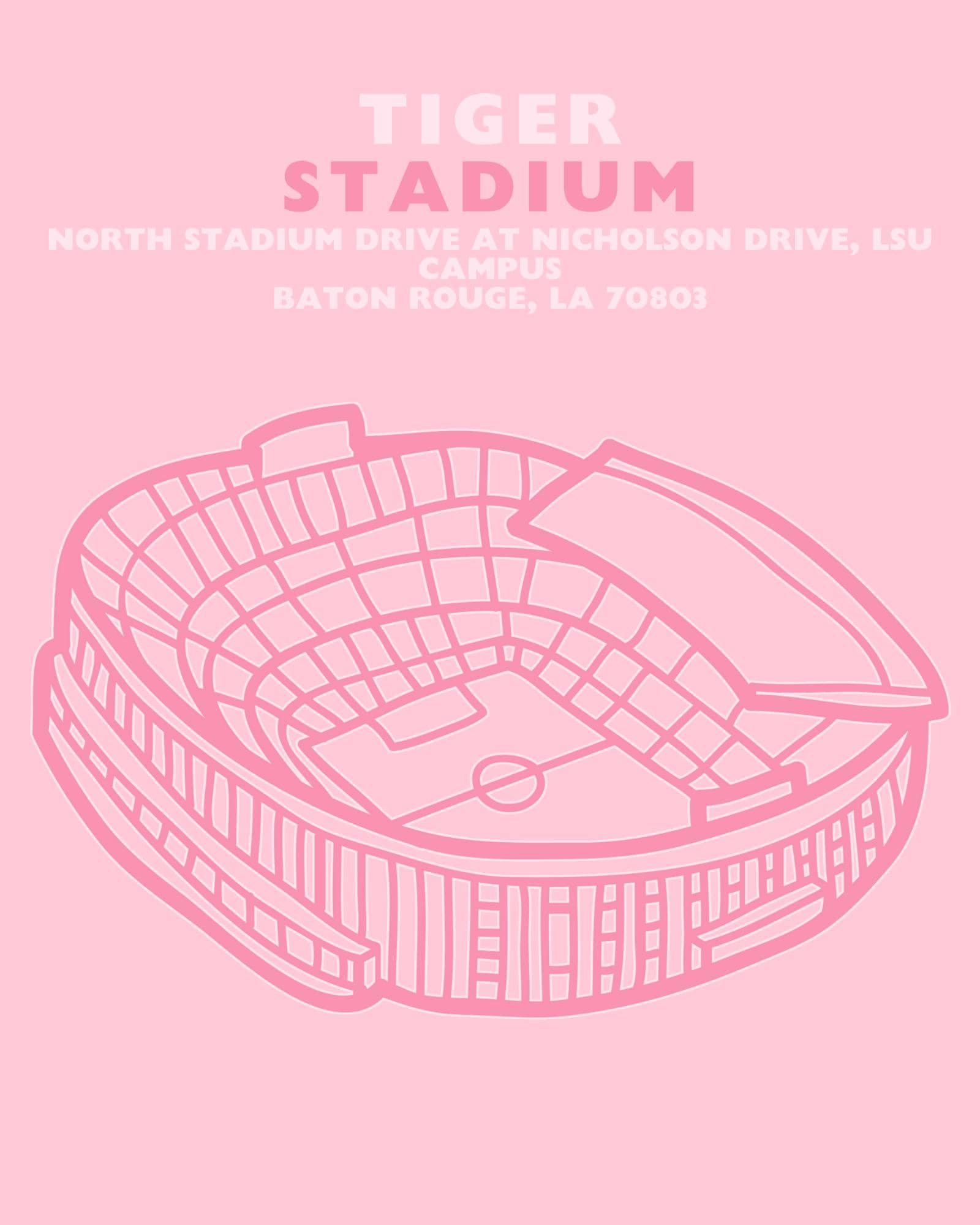 Set of 6 Custom, Louisiana State University, College Prints, Digital ...