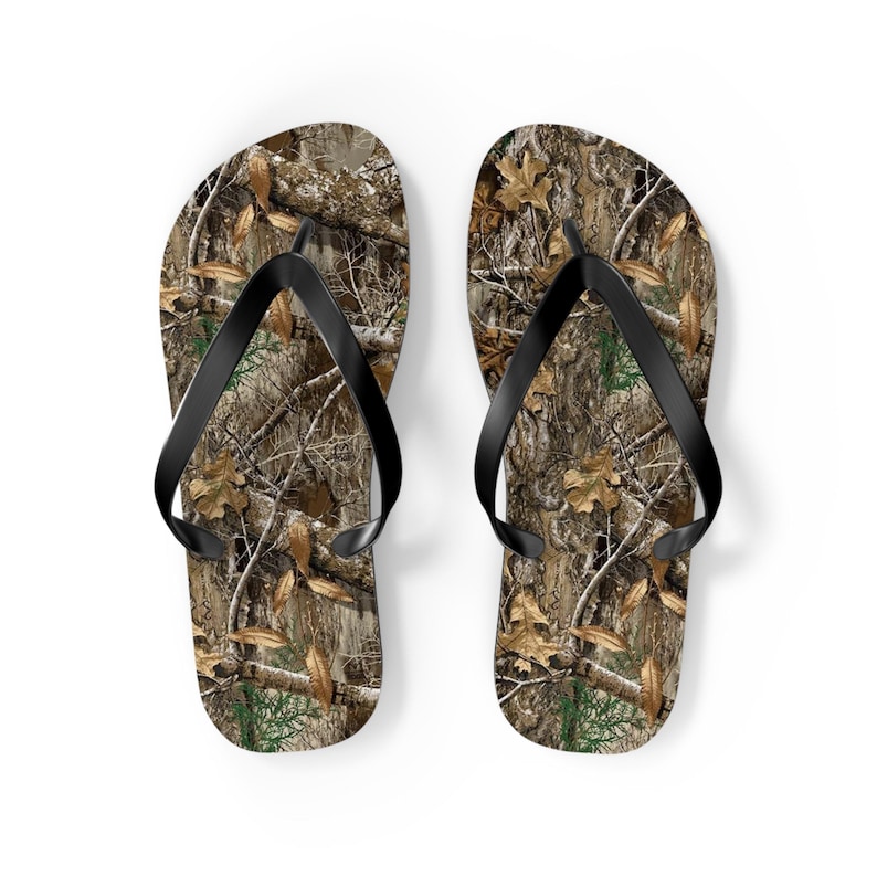 Camo Flip Flops - Etsy