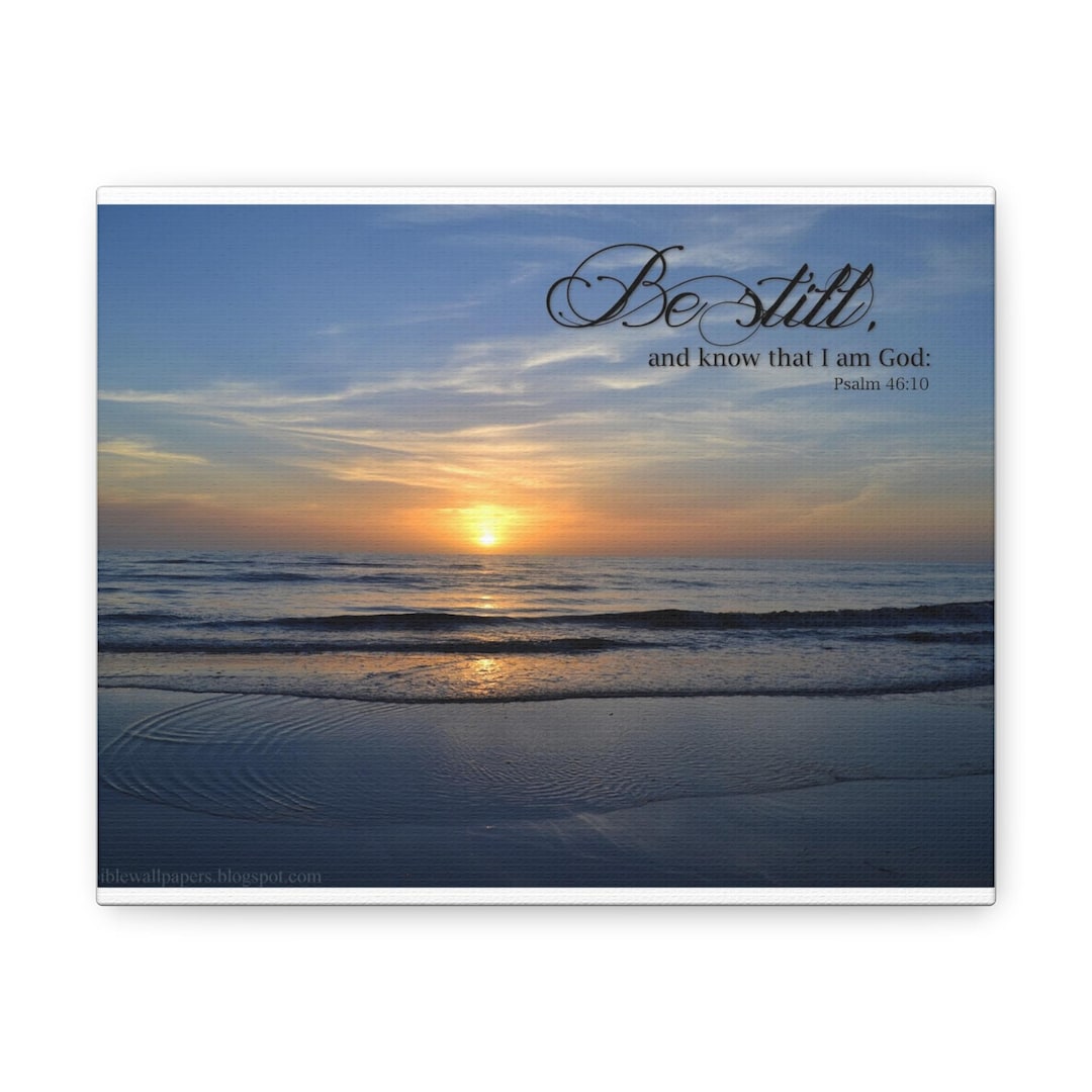 Beach Bible Verse Canvas Gallery Wraps - Etsy