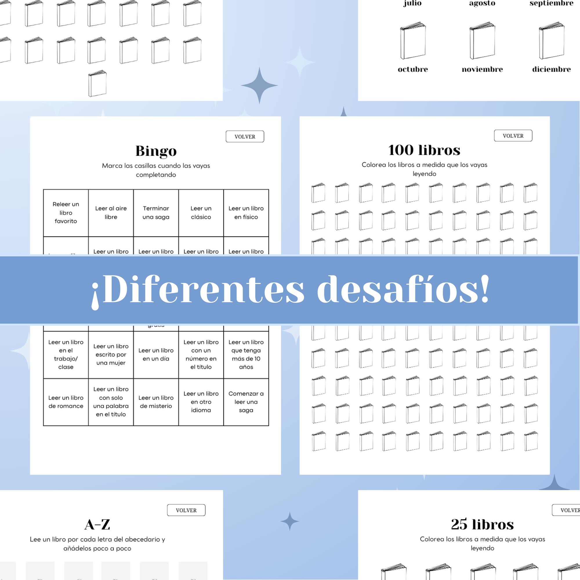 Reading Journal 2025, Reading Register, Diario De Lectura, Registro De ...