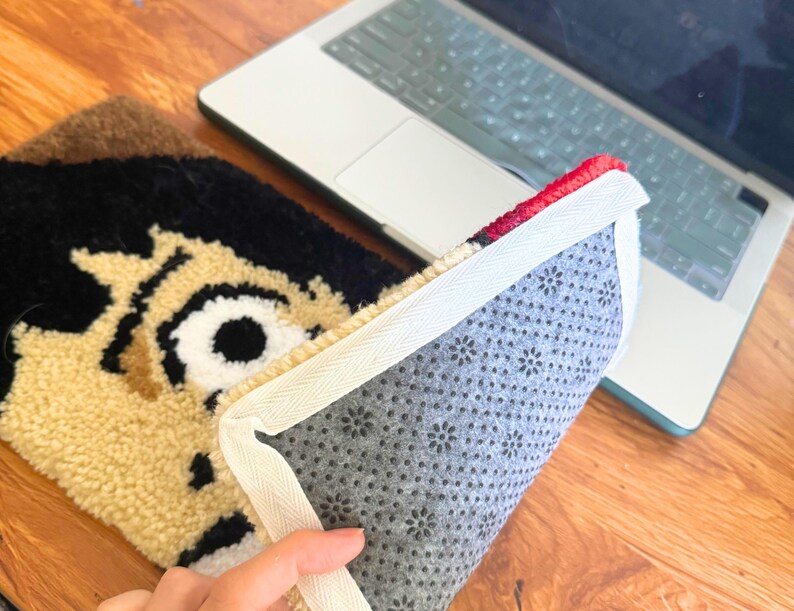 Custom Anime Keyboard Rug Hand Tufted Keyboard Pad Anime Wrist Rest ...