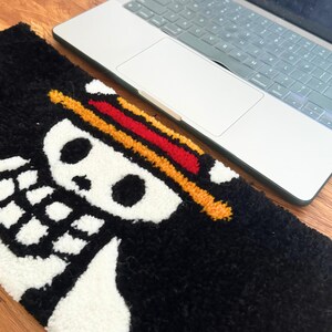 Custom Anime Keyboard Rug, Handmade Anime Keyboard Mat, Tufted Anime ...