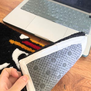 Custom Anime Keyboard Rug Hand Tufted Keyboard Pad Anime Wrist Rest ...