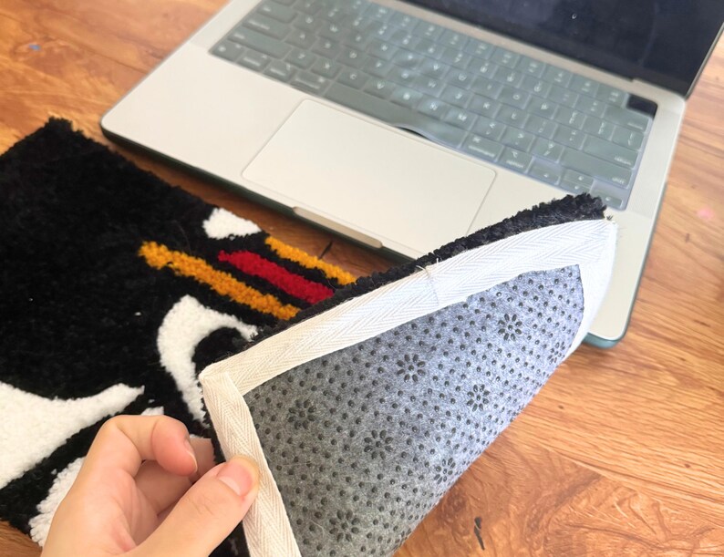 Custom Anime Keyboard Rug Hand Tufted Keyboard Pad Anime Wrist Rest ...