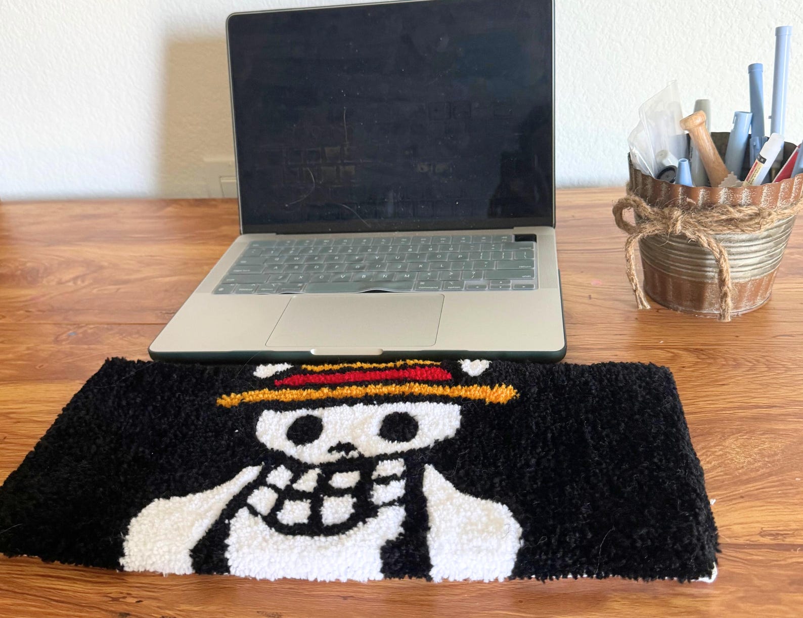 Custom Anime Keyboard Rug Hand Tufted Keyboard Pad Anime Wrist Rest ...