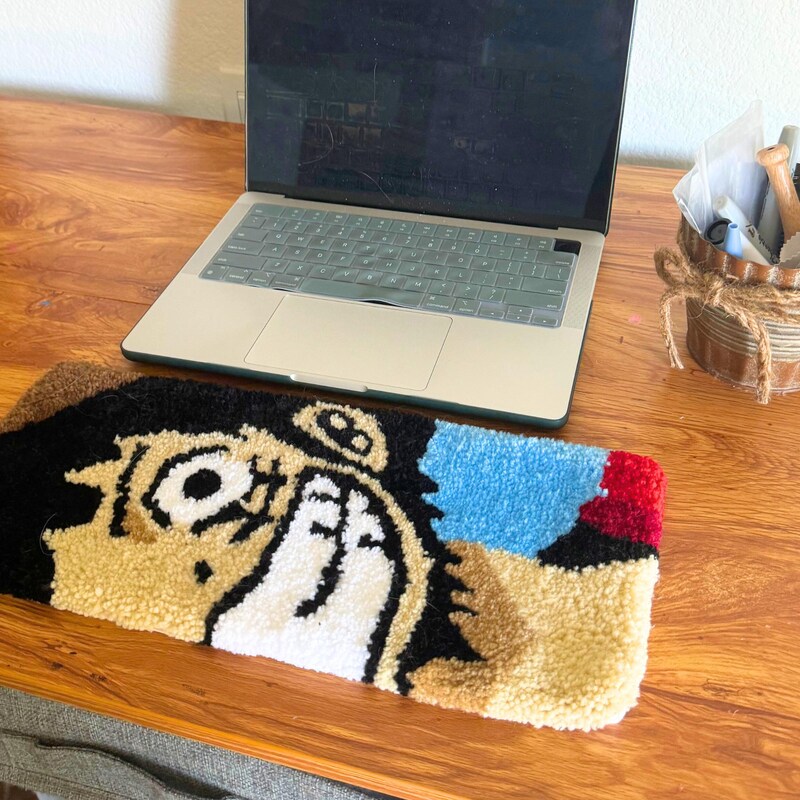 Custom Anime Keyboard Rug - Etsy