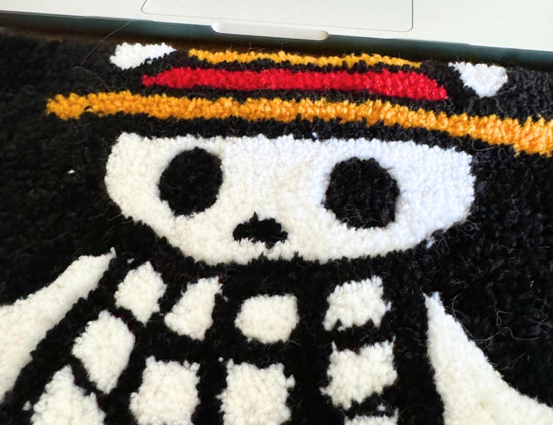 Custom Anime Keyboard Rug, Handmade Anime Keyboard Mat, Tufted Anime ...