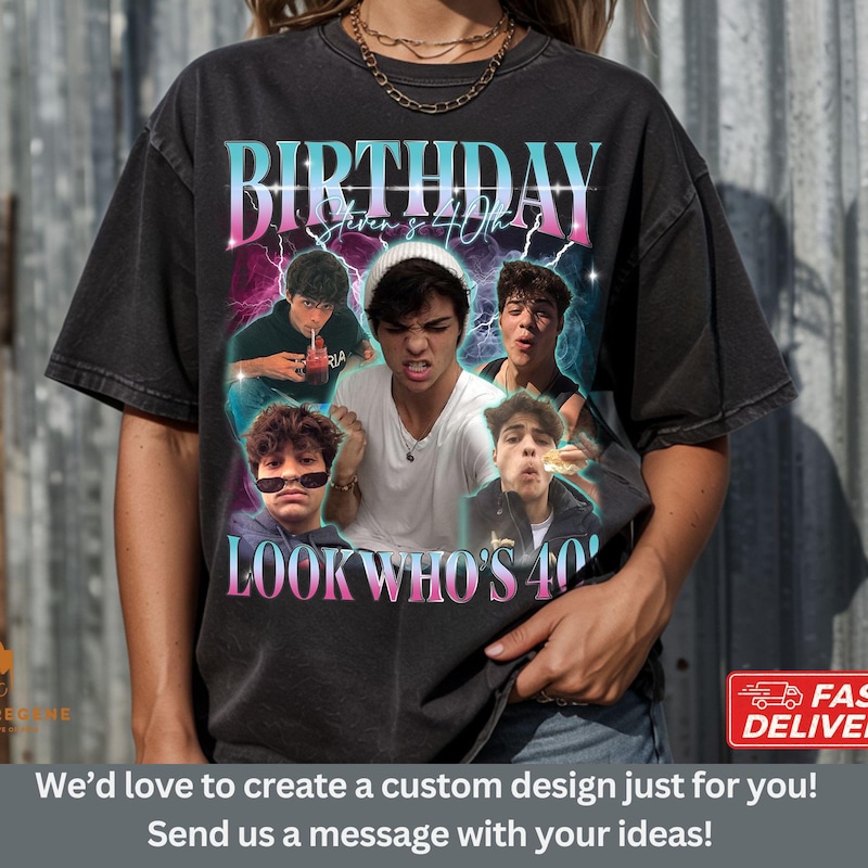 Happy 40th Birthday Logo - Etsy