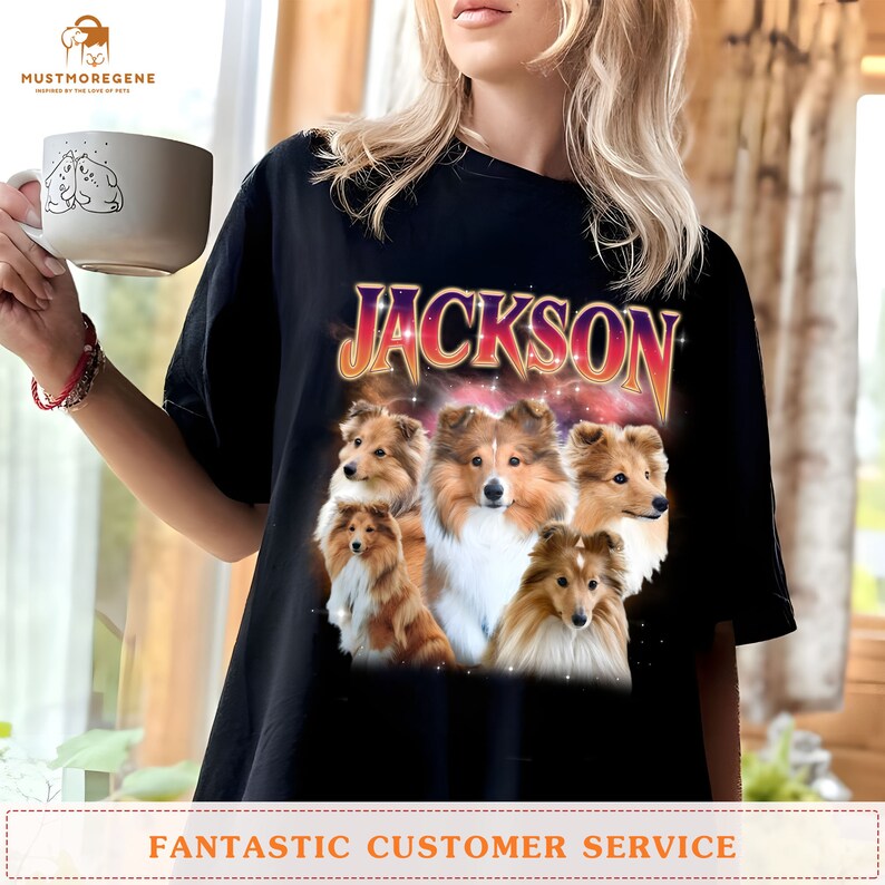 Personalized Shirt With Dog, Custom Dog Photo Tshirt, Bootleg Rap Pet ...