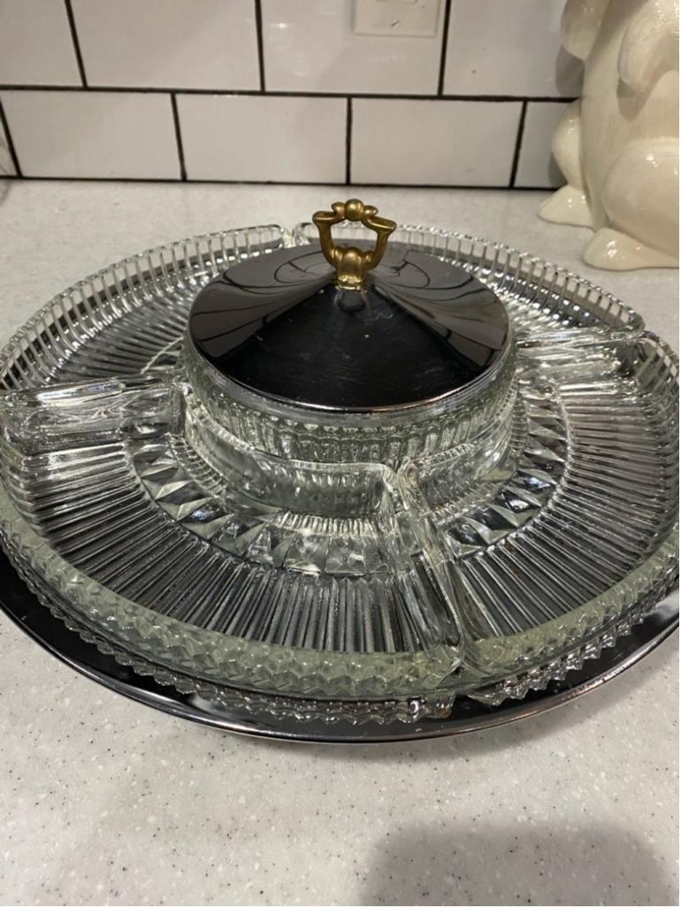 Vintage Kromex Lazy Susan - Etsy