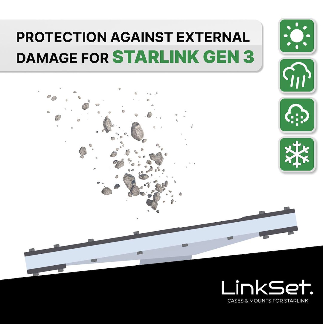 Starlink Gen 3 Hail Guard | Marine Boat Mount - Etsy