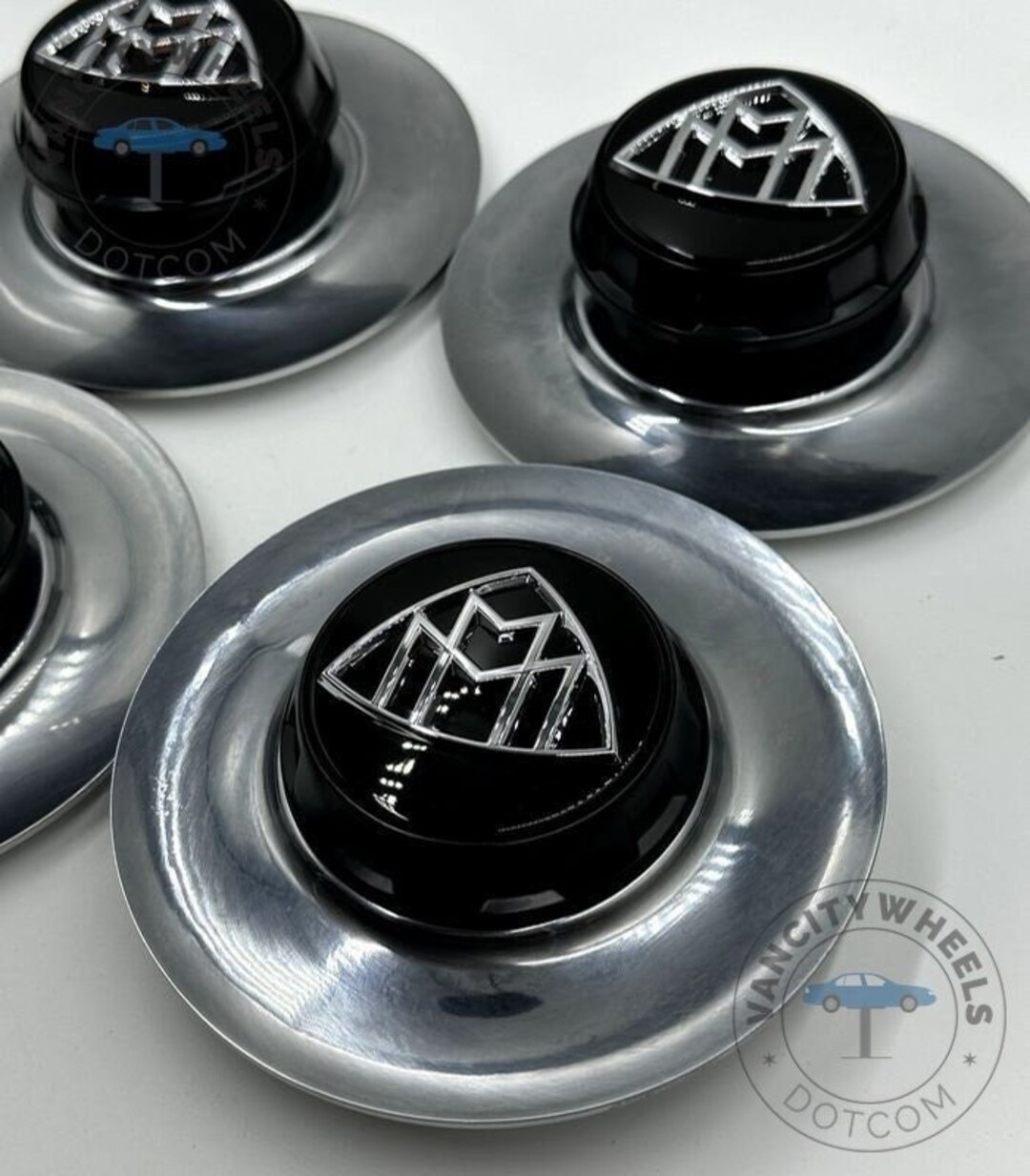 Chrome Mercedes Benz Maybach Hubcap A2224002300, Fits Mercedes 145mm ...