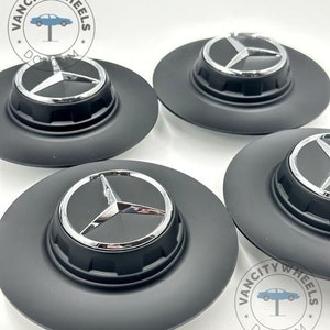 Black Mercedes Maybach Hubcap S680 A2224002300 145MM, Fits 145mm Wheel ...