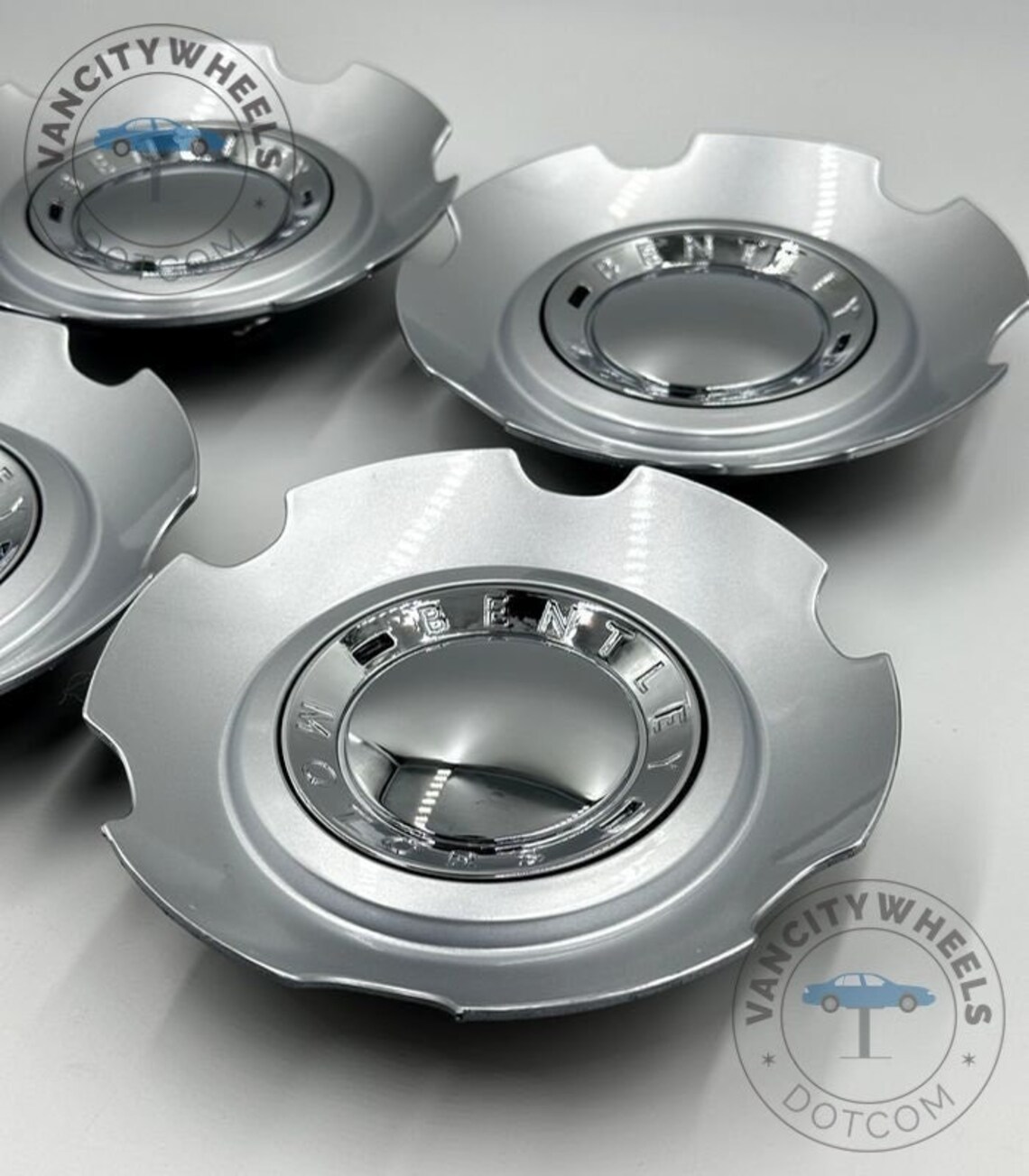 4pcs Bentley Wheel Center Cap Black Flying Spur 6 Twin Spoke OEM, Wheel ...