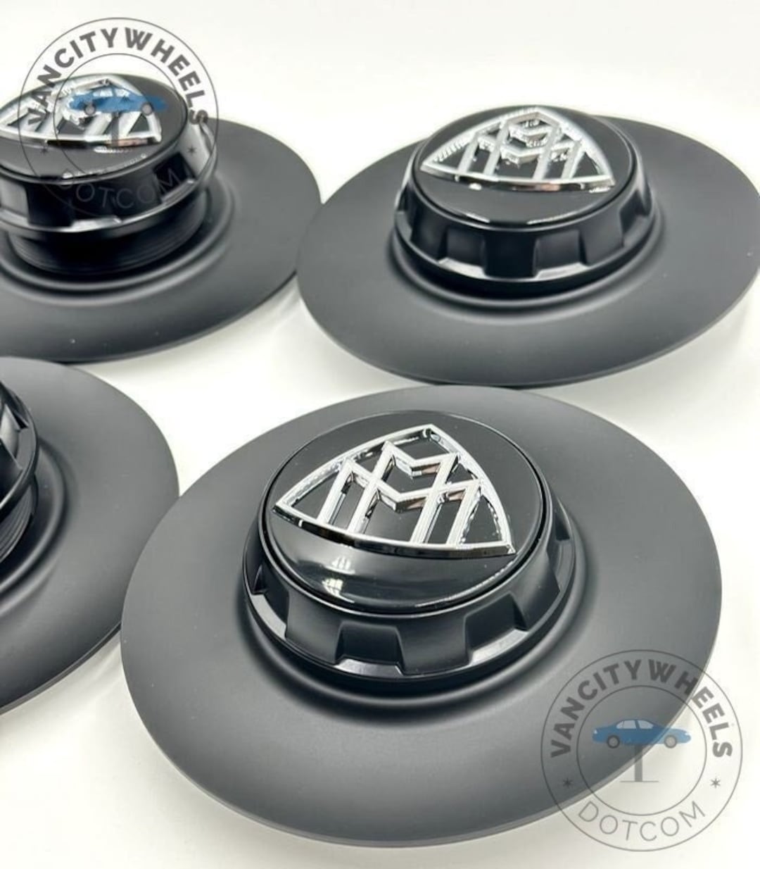 Matte Black Mercedes Benz AMG Hub Cap S680 A2224002300 145MM 147mm ...