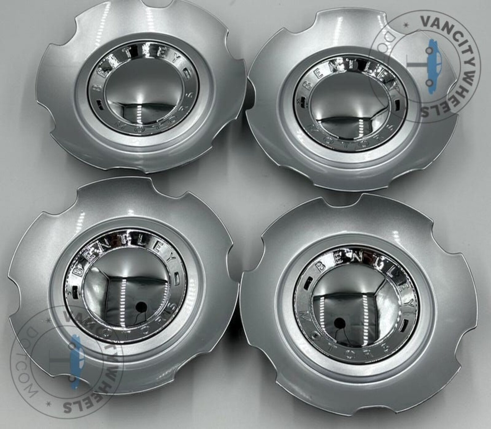 4pcs Bentley Wheel Center Cap Black Flying Spur 6 Twin Spoke OEM, Wheel ...